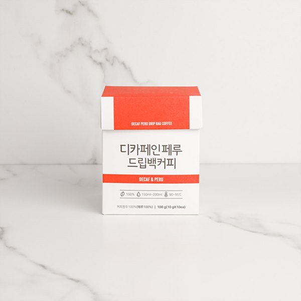 디카페인페루드립백커피*100g(10g*10ea) | 배민 장보기∙쇼핑