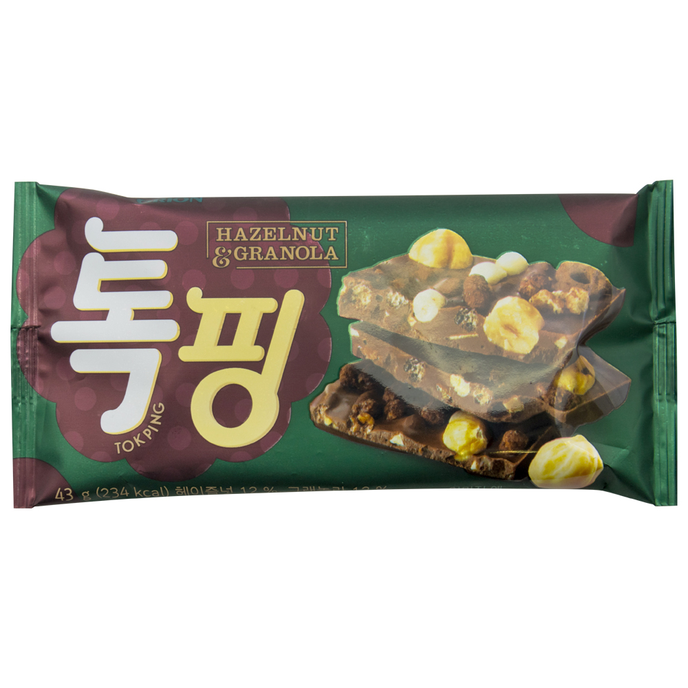 오리온톡핑 헤이즐넛and그래놀라1p43g 배민 장보기∙쇼핑