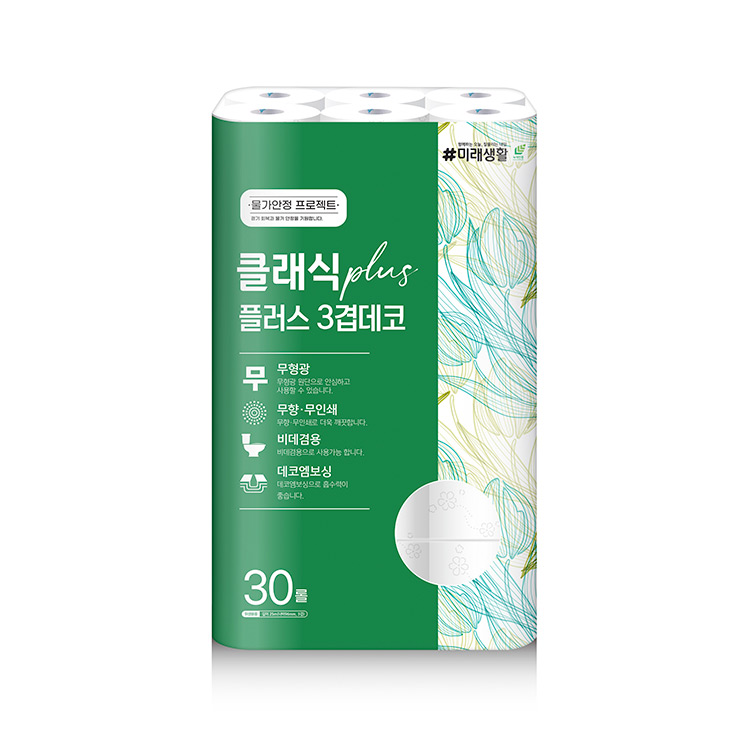 클래식플러스 3겹데코 30롤 배민 장보기∙쇼핑