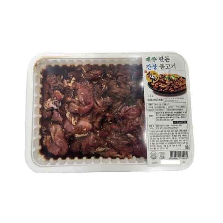 제주 한돈 간장 불고기 1kg 배민 장보기∙쇼핑
