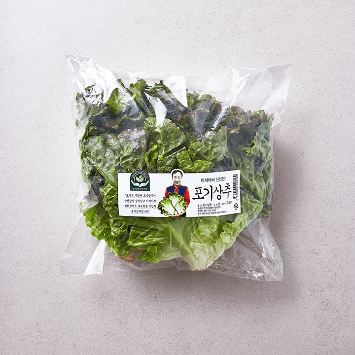 생산자포기상추국산봉 배민 장보기∙쇼핑