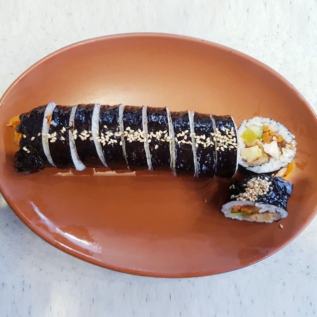기본에 충실한 원조김밥 1줄 수암 김밥일번지 배민 장보기∙쇼핑
