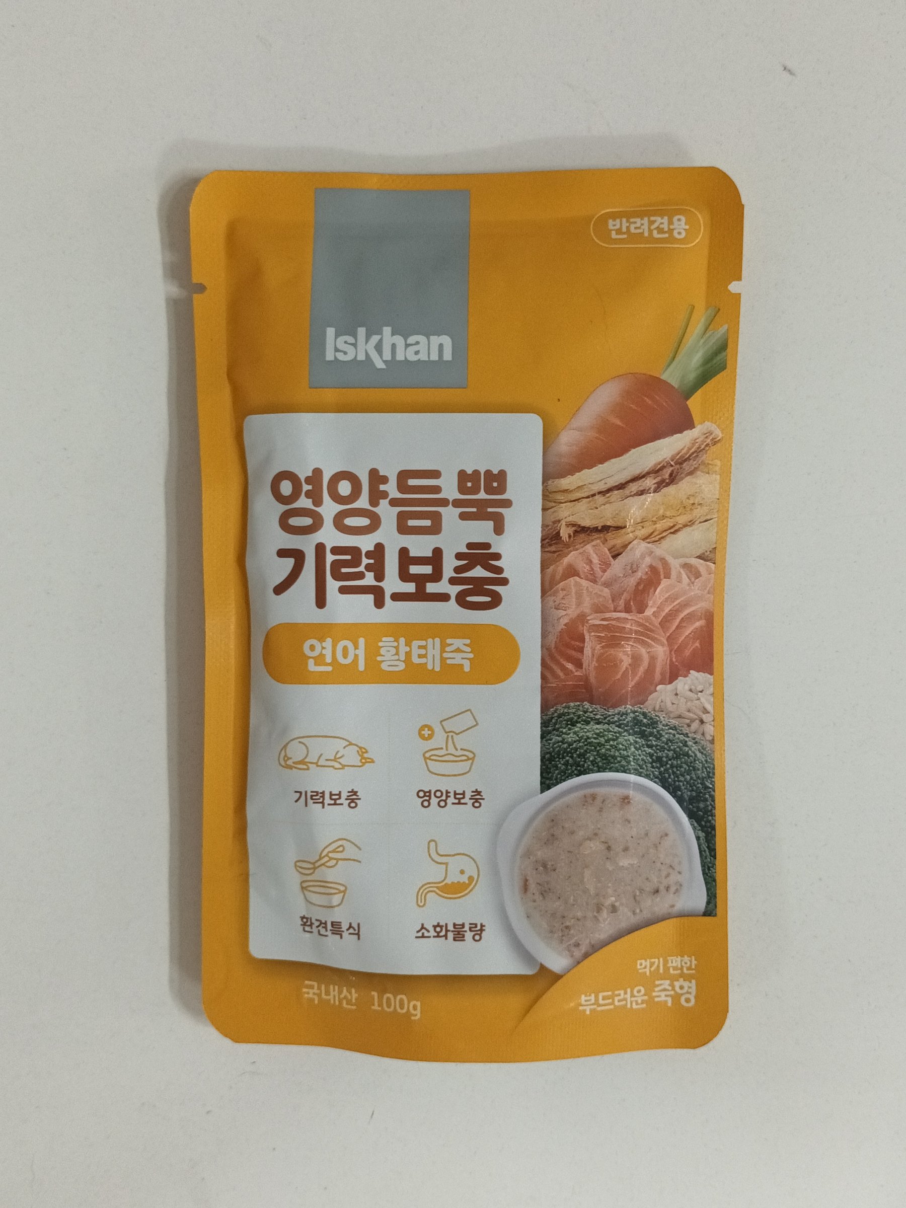 이즈칸 독 연어황태죽100g 배민 장보기∙쇼핑