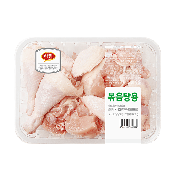 하림볶음탕용생닭600g 배민 장보기∙쇼핑