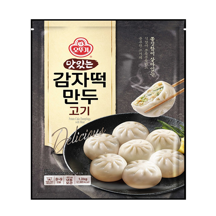 오뚜기 감자떡만두 1.3kg(8~9인분) | 배민 장보기∙쇼핑