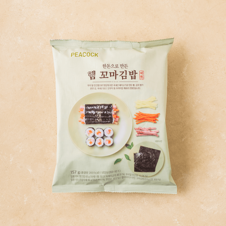 피코크 한돈 햄꼬마김밥키트 150g 배민 장보기∙쇼핑