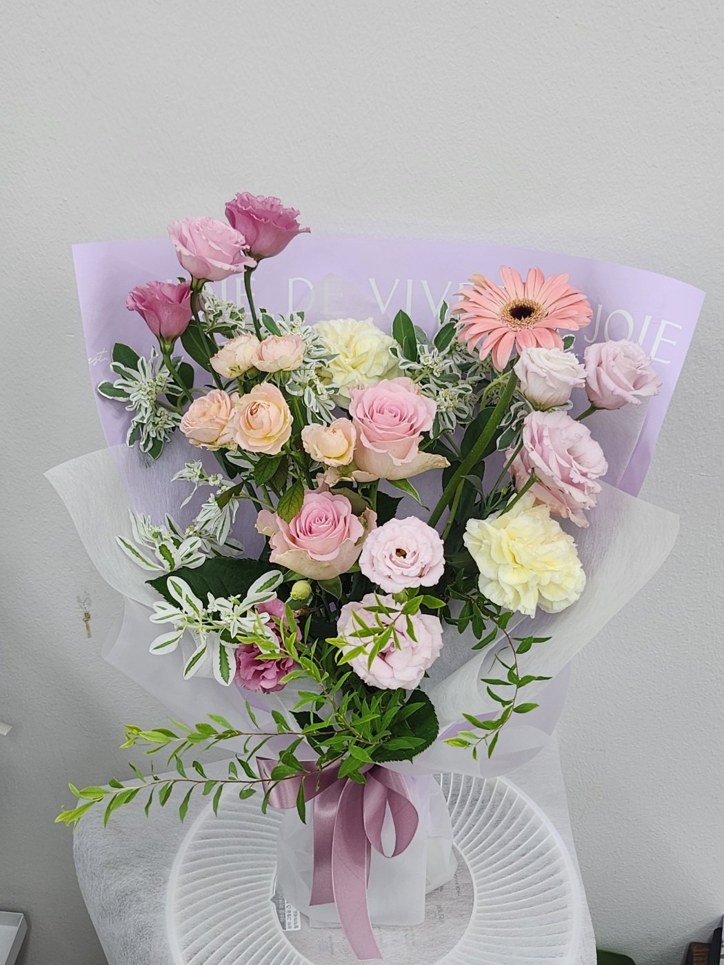 핑크피치꽃다발m 배민 장보기∙쇼핑
