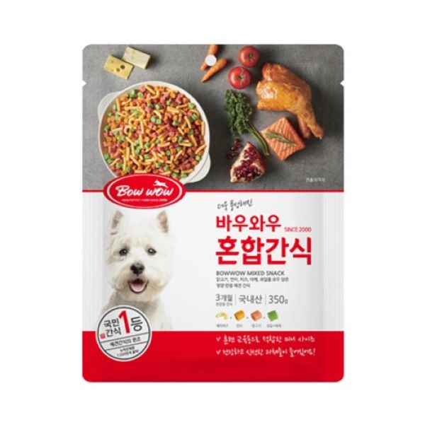 바우와우 혼합간식 350g 배민 장보기∙쇼핑