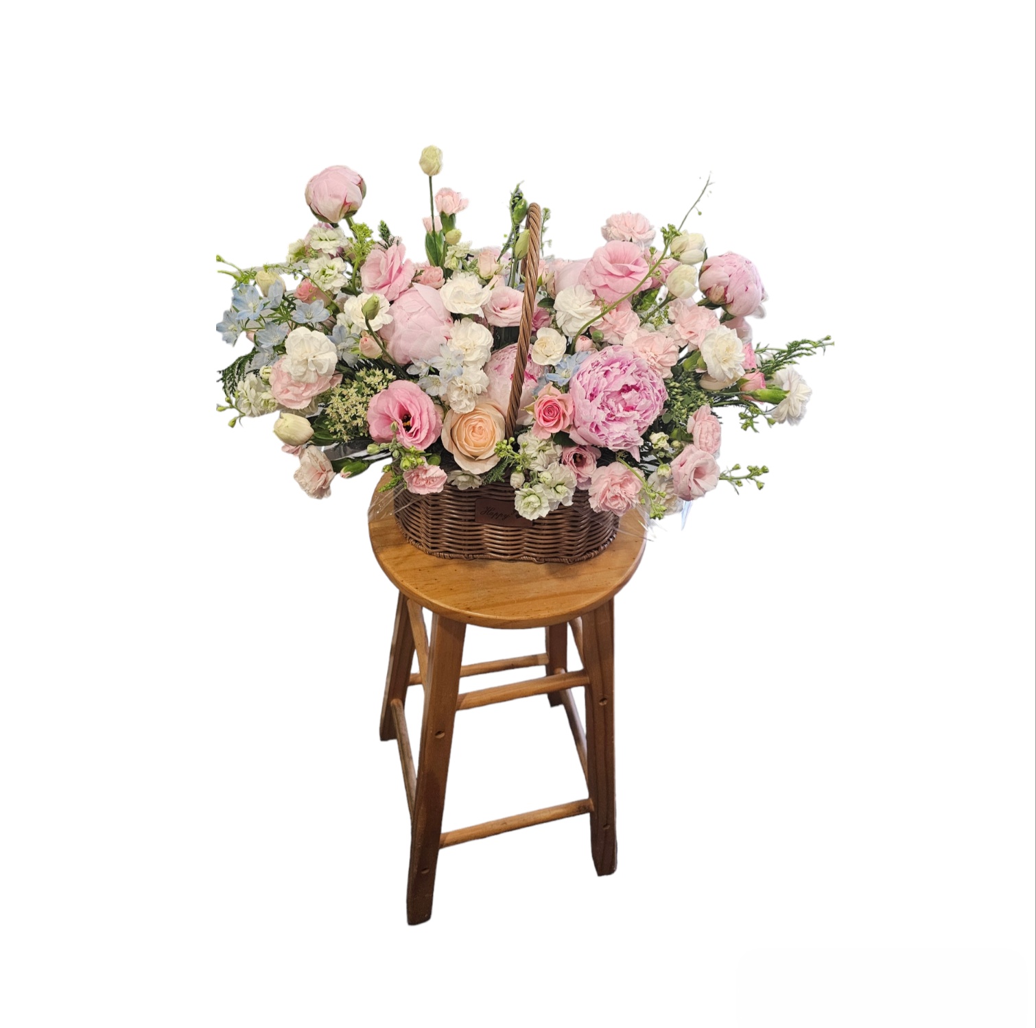 우아한 생화 초대형 꽃바구니 배민 장보기∙쇼핑