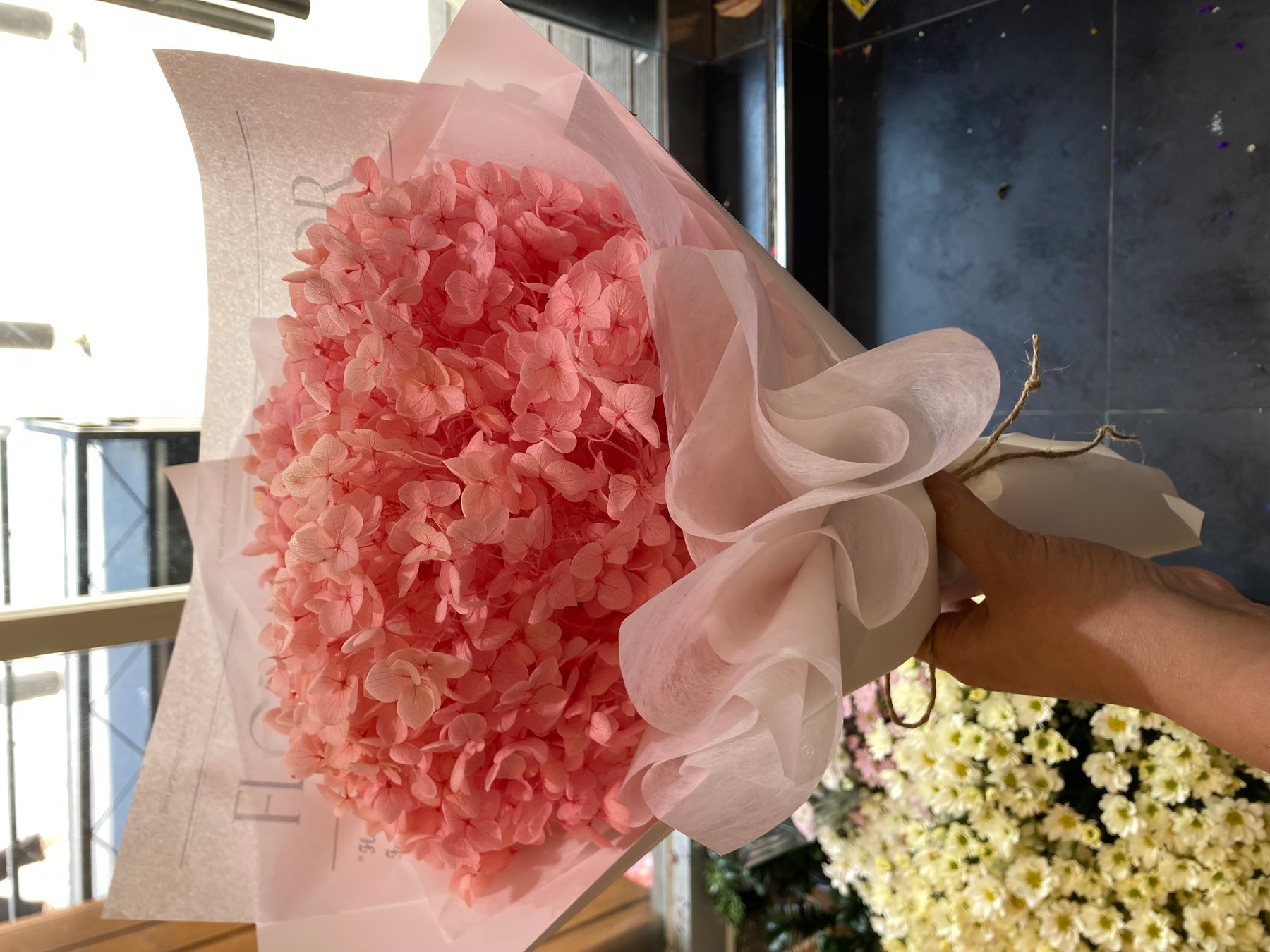 프리저브드수국 배민 장보기∙쇼핑