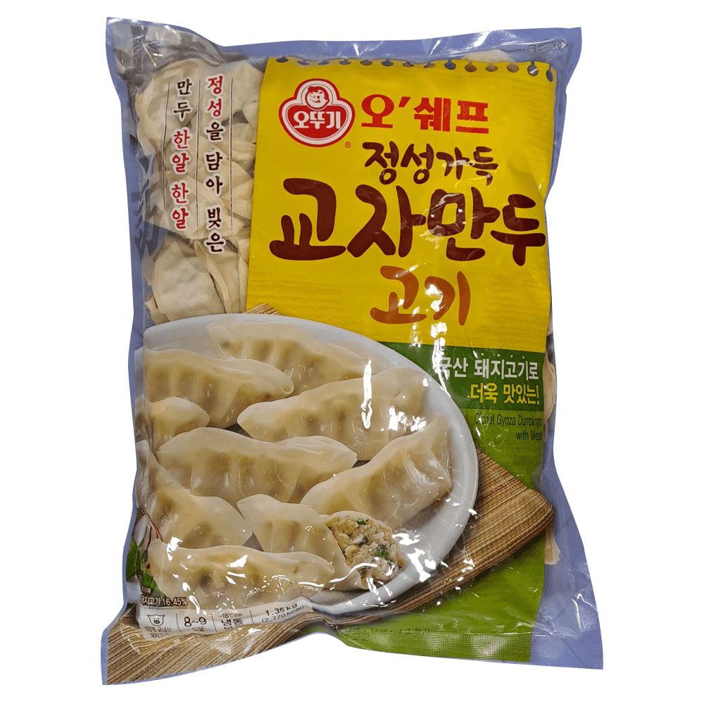 오쉐프 정성가득 교자만두고기 135kg 배민 장보기∙쇼핑