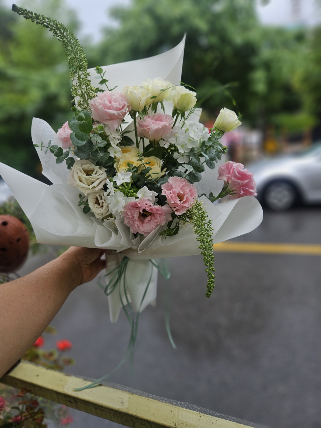 리시안셔스 꽃다발 배민 장보기∙쇼핑