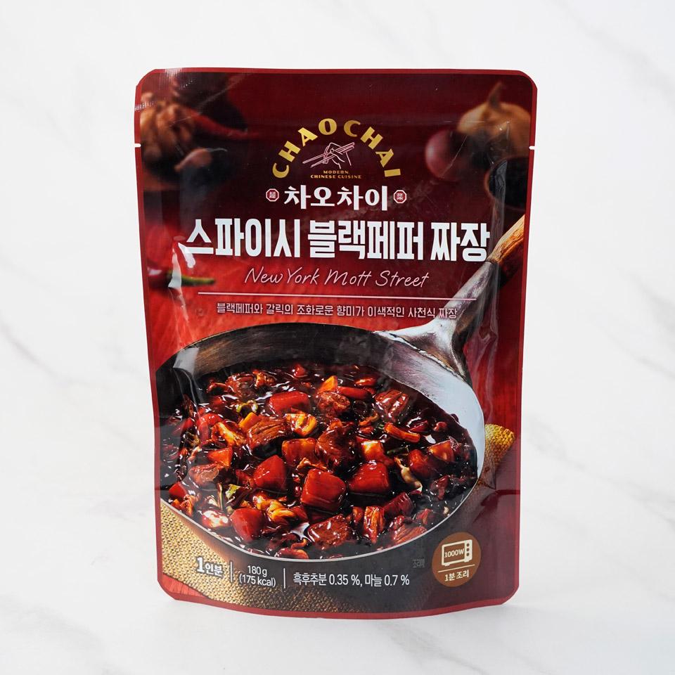차오차이 스파이시 블랙페퍼짜장 180g 배민 장보기∙쇼핑