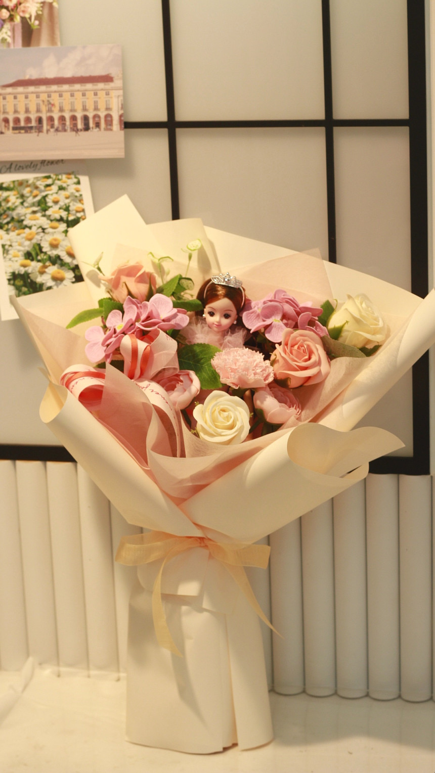 미미인형 꽃다발 배민 장보기∙쇼핑