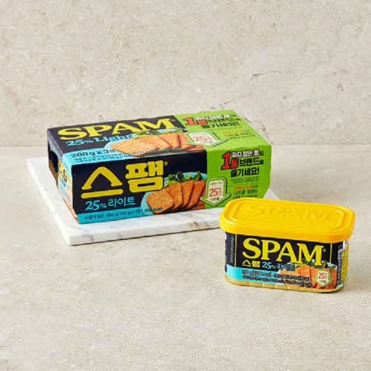 CJ)스팸라이트 200gX3 | 배민 장보기∙쇼핑
