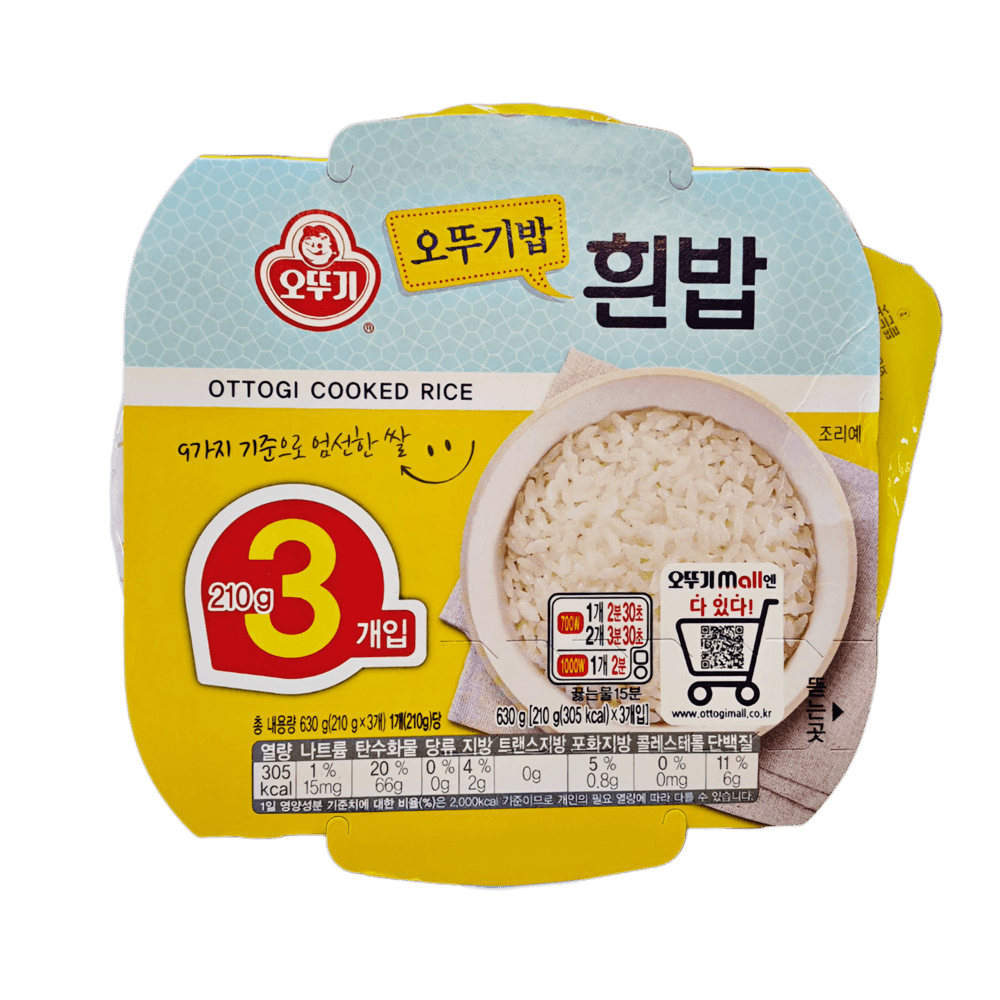 맛있는 오뚜기밥 210g3입 배민 장보기∙쇼핑