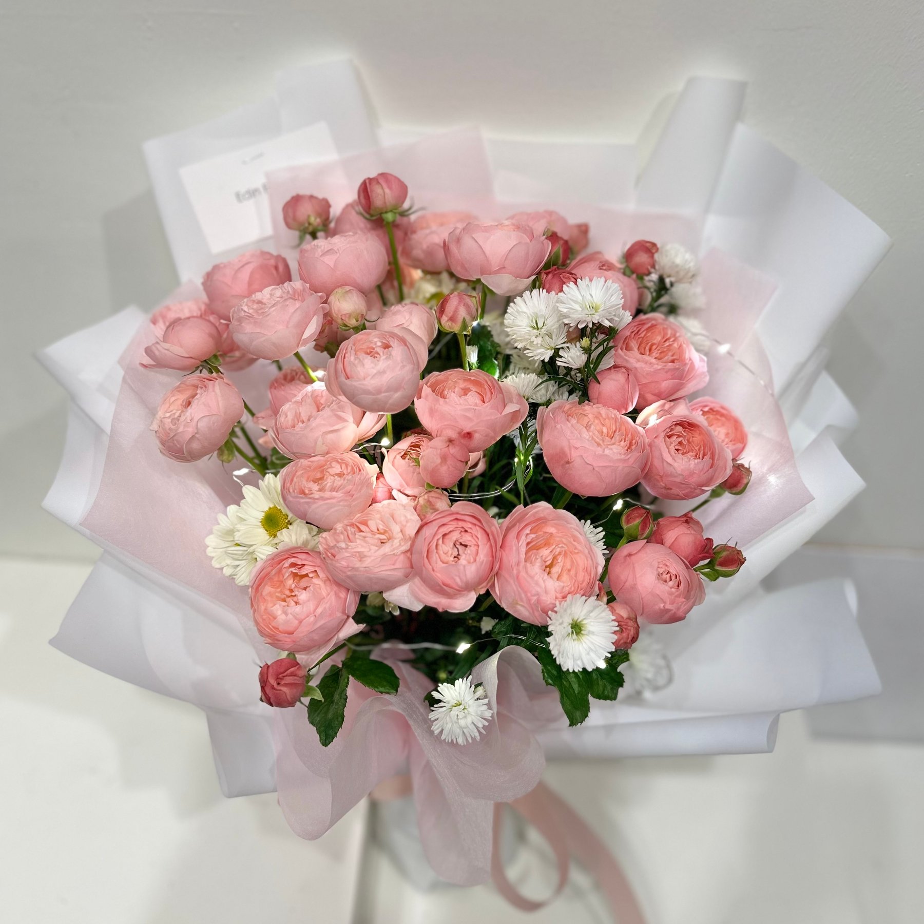 로멘틱핑크l Led 전구 토퍼 쇼핑백증정 배민 장보기∙쇼핑