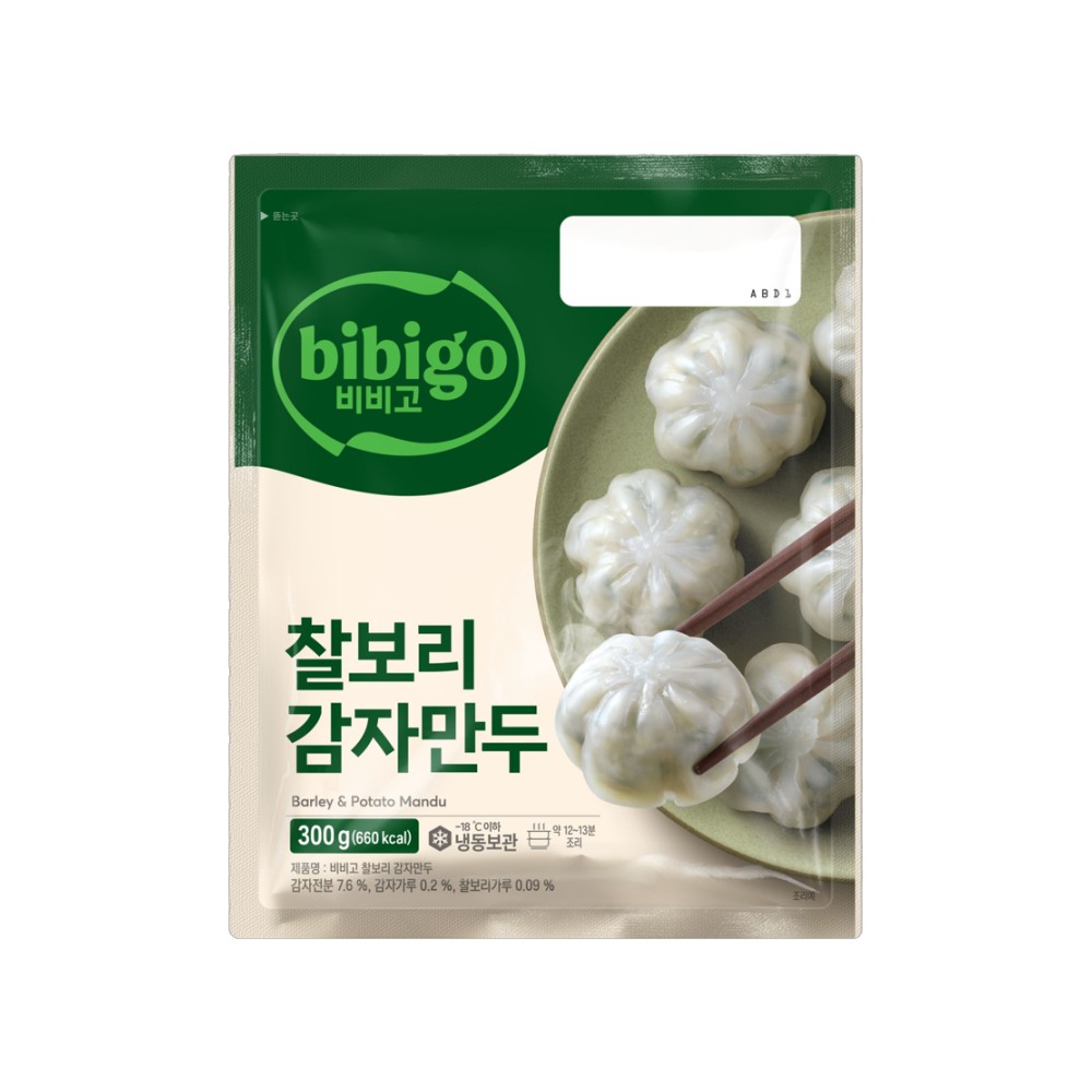 (1+1, 2개묶음)CJ)비비고찰보리만두300g | 배민 장보기∙쇼핑