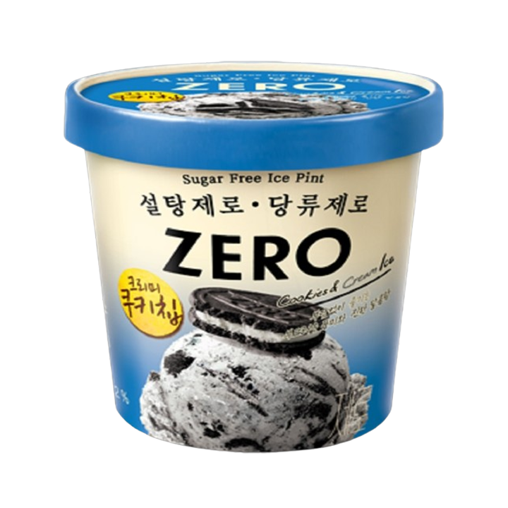 롯데제로아이스 쿠키크림파인트474ml 배민 장보기∙쇼핑
