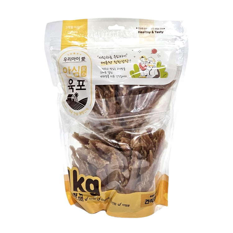 우리아이안심육포 건식꽈배기1kg 배민 장보기∙쇼핑