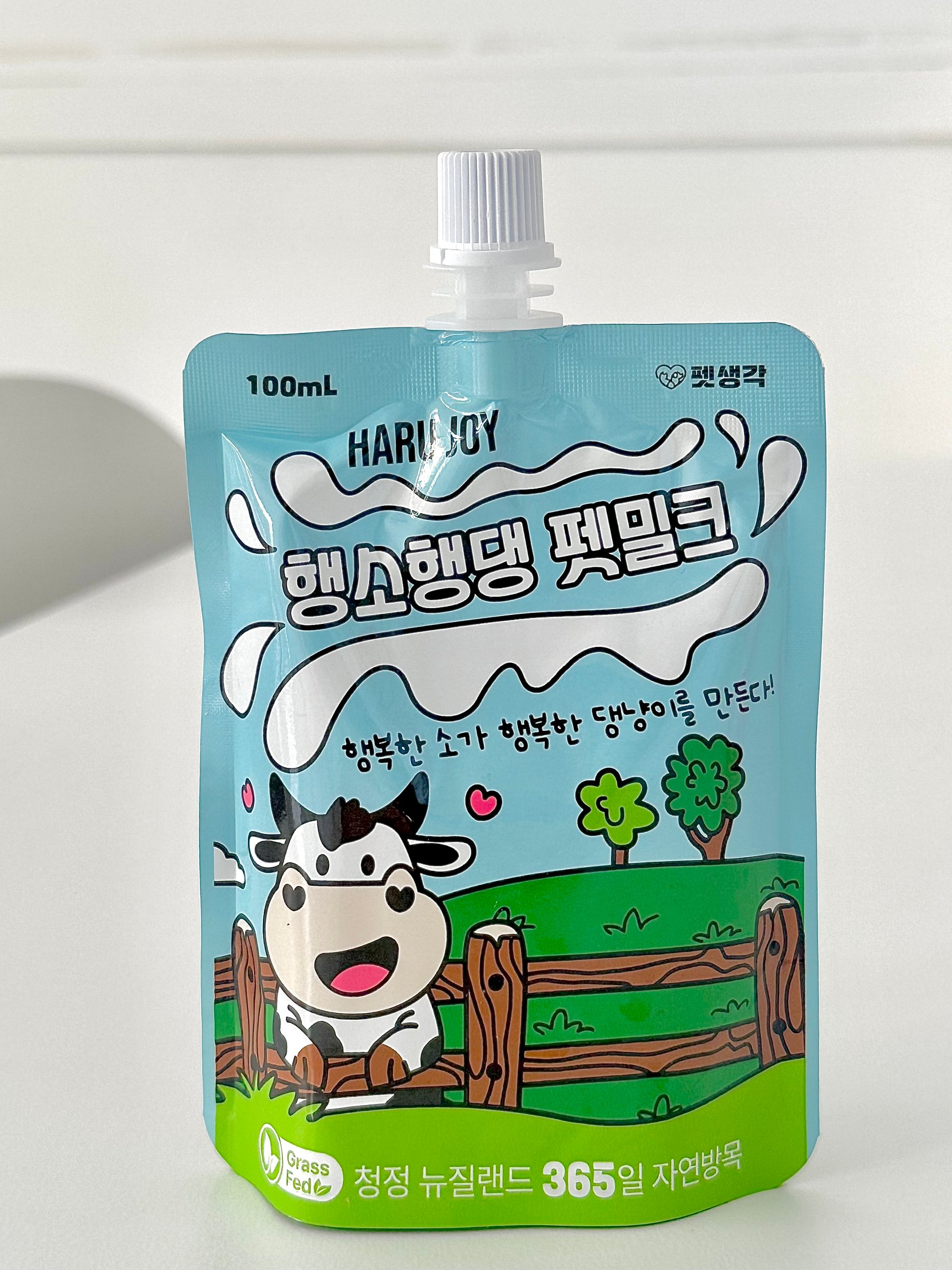 펫생각 하루조이 행소행댕 펫 밀크 100ml 배민 장보기∙쇼핑
