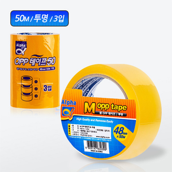 박스테이프opp48mm50m3입러버타입투명팩1code 2033240 배민 장보기∙쇼핑