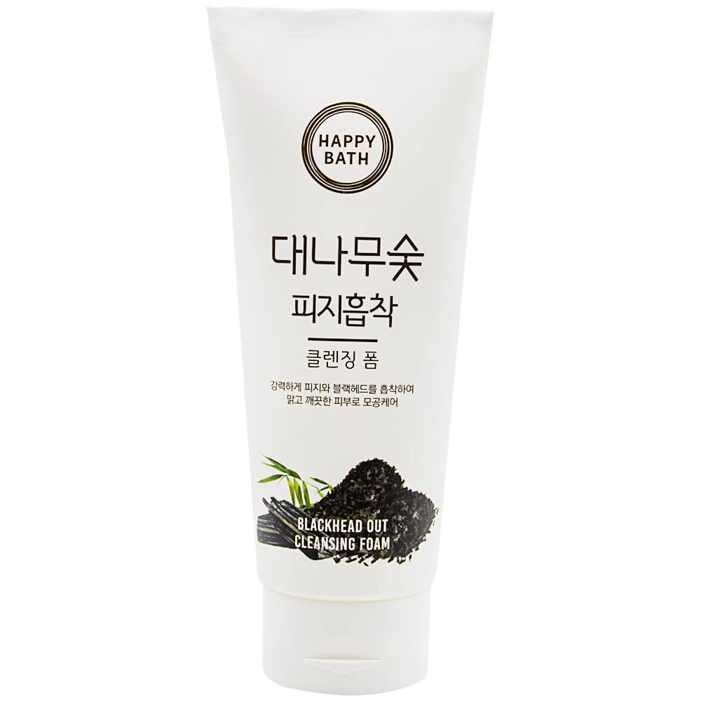 해피바스 대나무숯 피지흡착 클렌징폼200g 배민 장보기∙쇼핑
