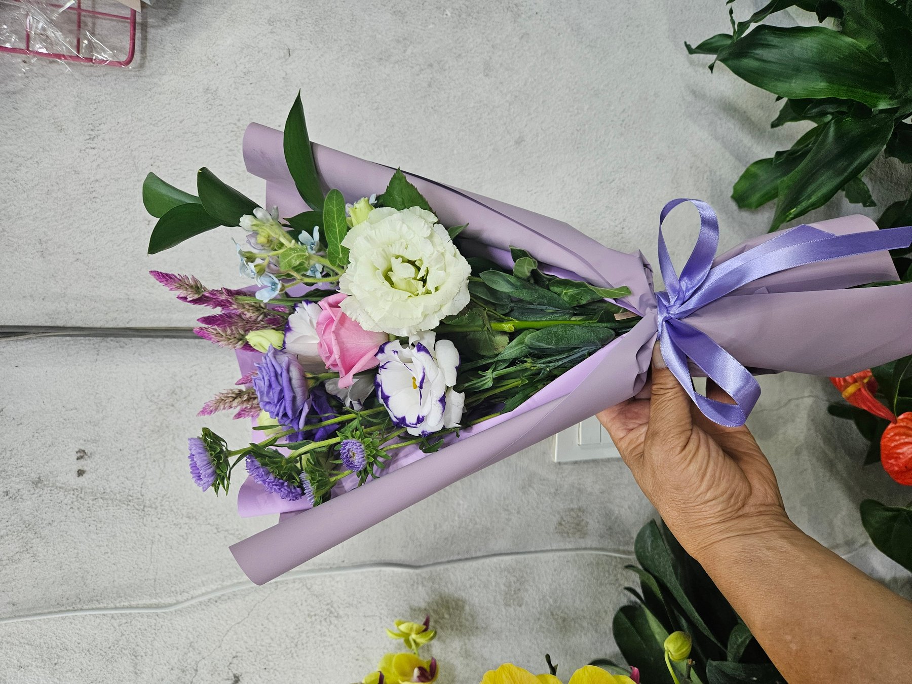 보라계절꽃다발등록반려상품정보제공고시 기타재화로 수정필요 배민 장보기∙쇼핑
