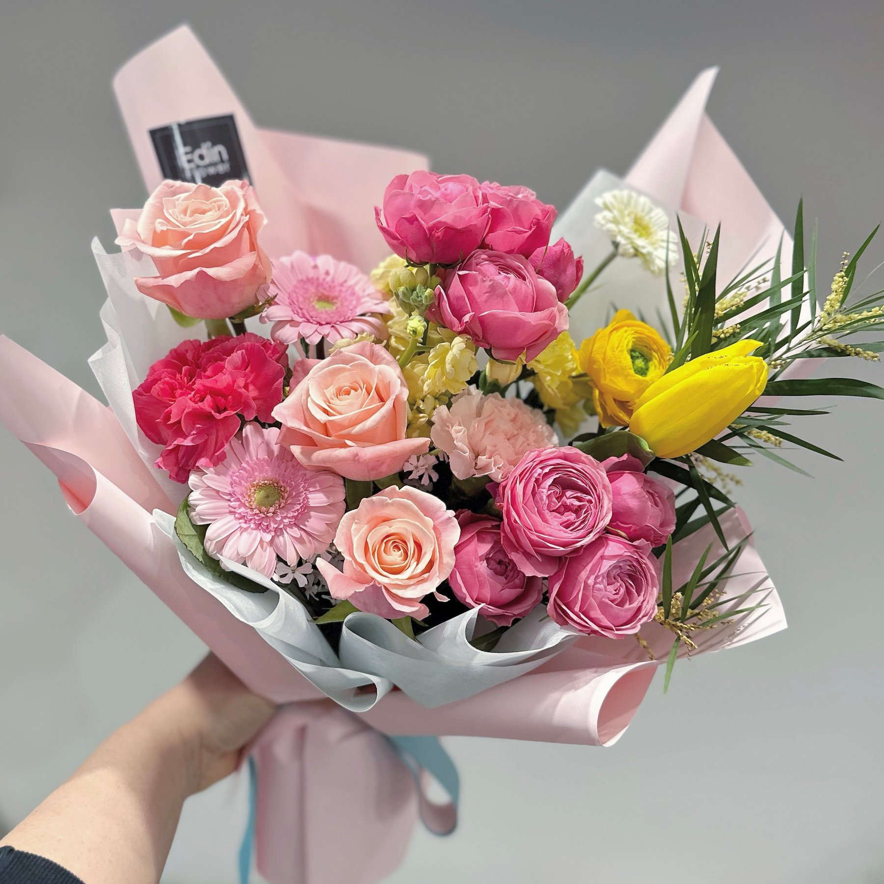 오늘의꽃l Led 전구 토퍼 쇼핑백증정수 배민 장보기∙쇼핑