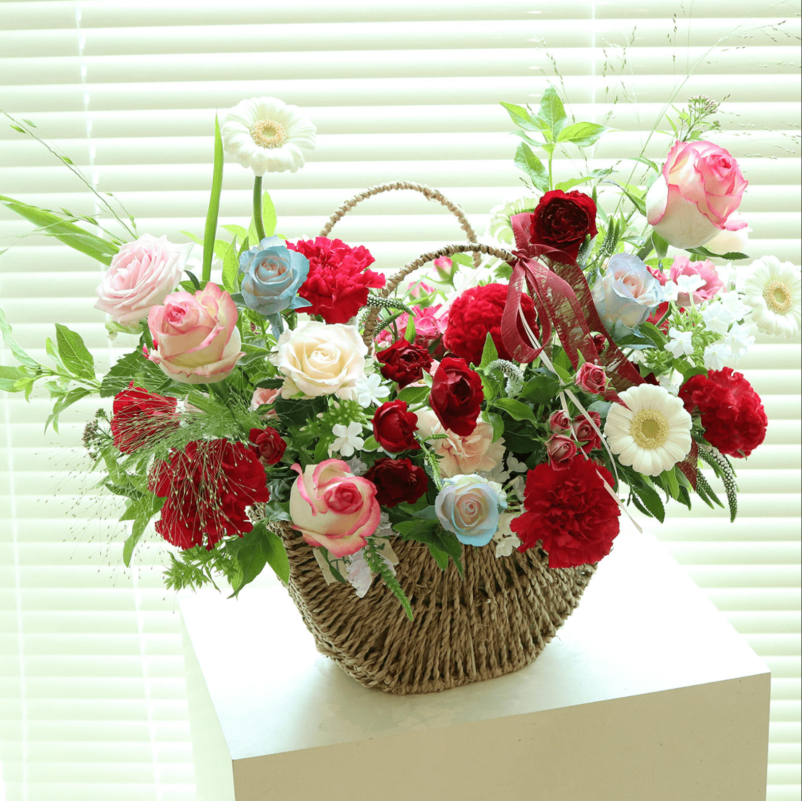레드 내추럴 M 차량 배송 희망시 별도 전화 꽃 생화센터피스 배민 장보기∙쇼핑