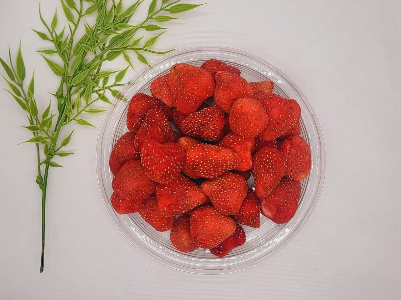 100 순수딸기 동결건조 딸기칩 약120g 1봉 배민 장보기∙쇼핑