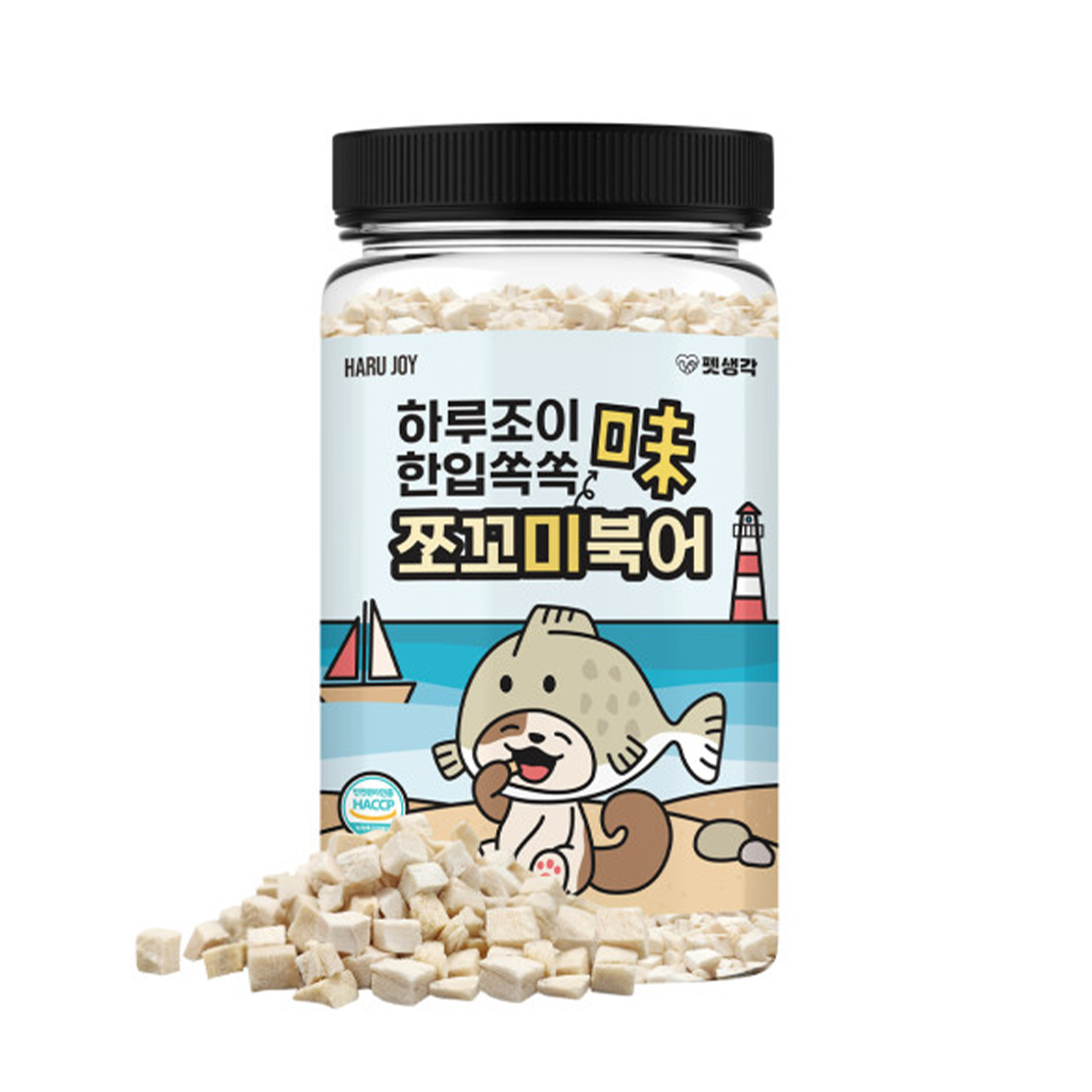 펫생각 동결건조 하루조이 한입쏙쏙 쪼꼬미 북어 노즈워크 트릿 55g 배민 장보기∙쇼핑