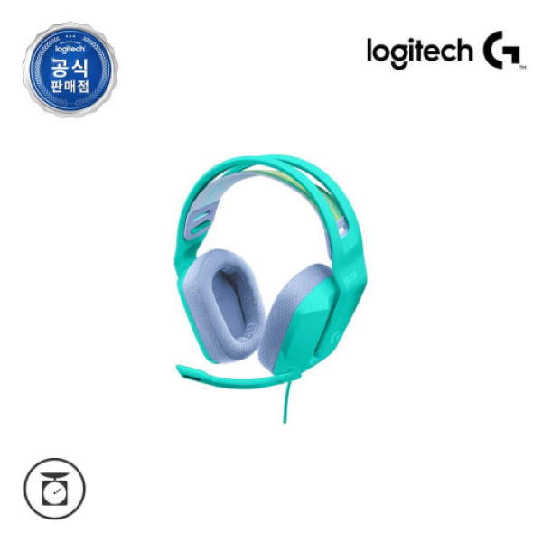 기획 로지텍logitech G335mi 로지텍 G335 게이밍헤드셋 민트 배민 장보기∙쇼핑