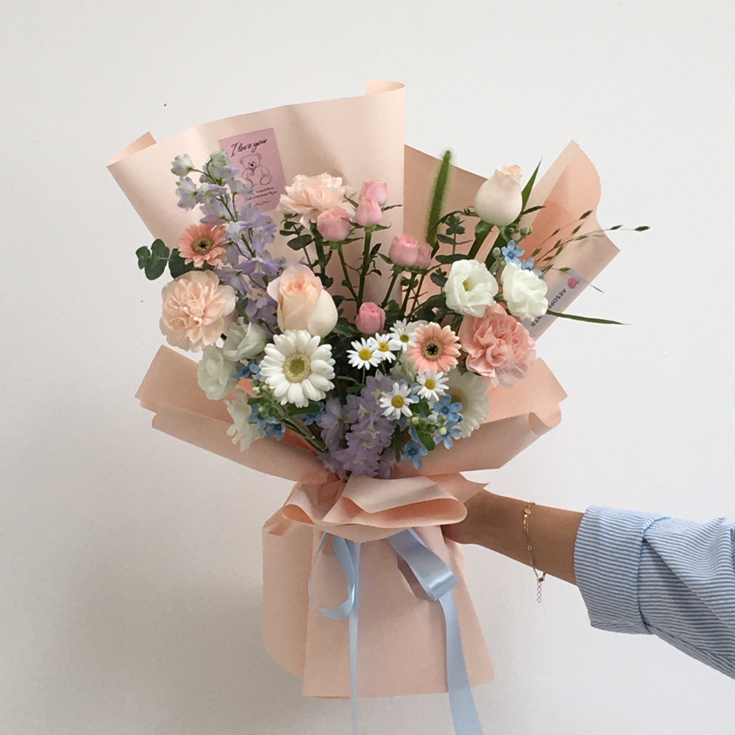기본 꽃다발 단일상품 사이즈 S 배민 장보기∙쇼핑