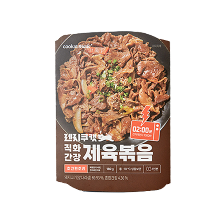 쿠캣간장제육볶음180g 배민 장보기∙쇼핑