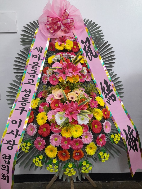 축하화환 배민 장보기∙쇼핑