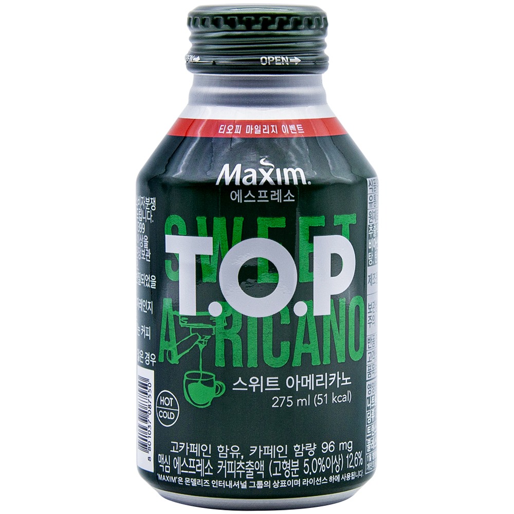 TOP스위트아메리카노275ml | 배민 장보기∙쇼핑