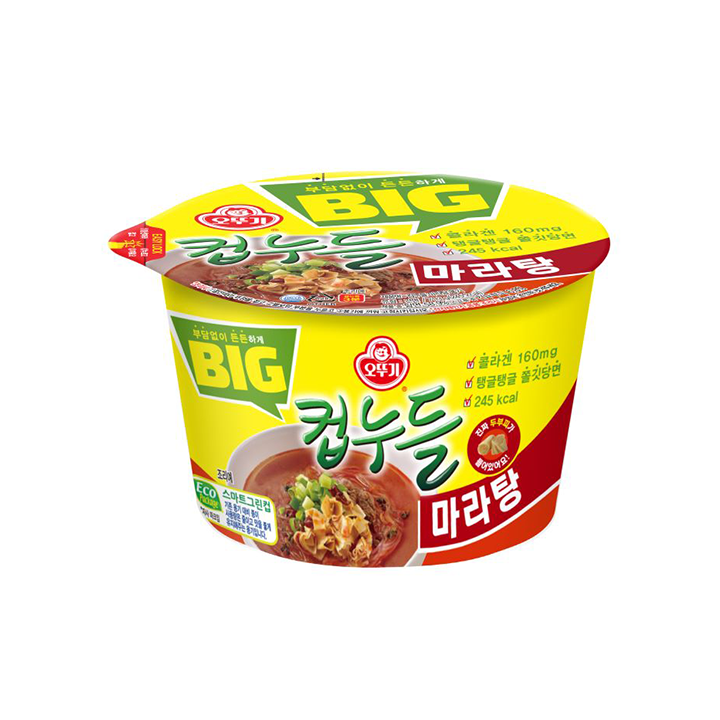 오뚜기 Big 컵누들 마라탕맛 71g 배민 장보기∙쇼핑