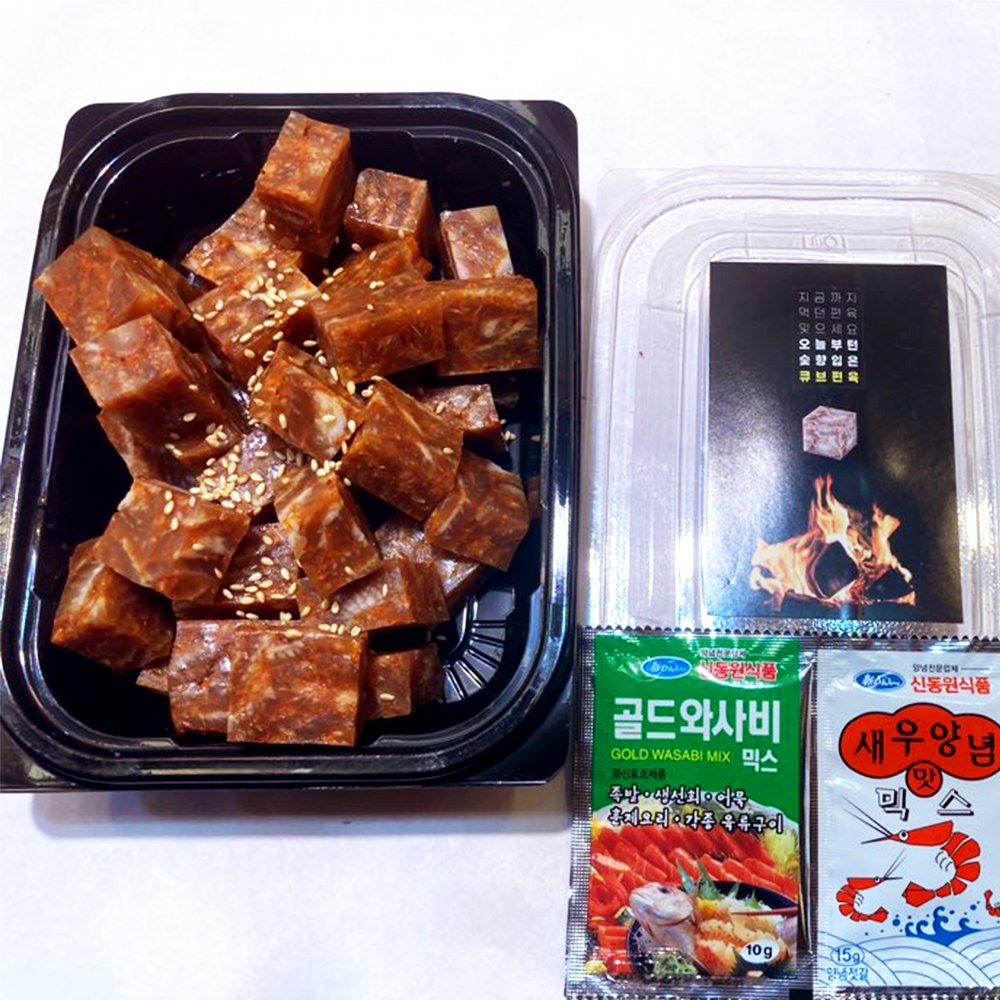 매콤 빨간큐브편육 1팩 양산번영회 부산갈매기족발 배민 장보기∙쇼핑