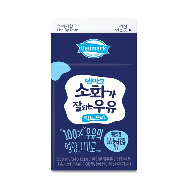 덴마크 소화가 잘되는 우유 500ml 배민 장보기∙쇼핑