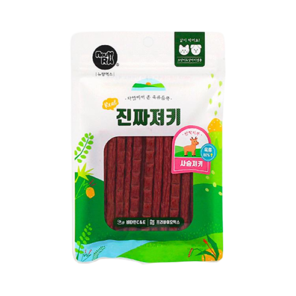 뉴알엑스 진짜져키 사슴 120g 배민 장보기∙쇼핑