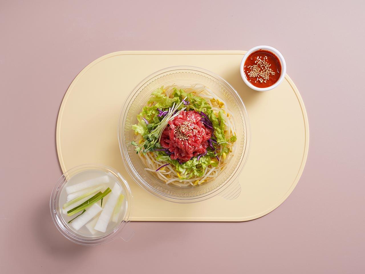 한우 육회 비빔밥1인분육회80g 배민 장보기∙쇼핑