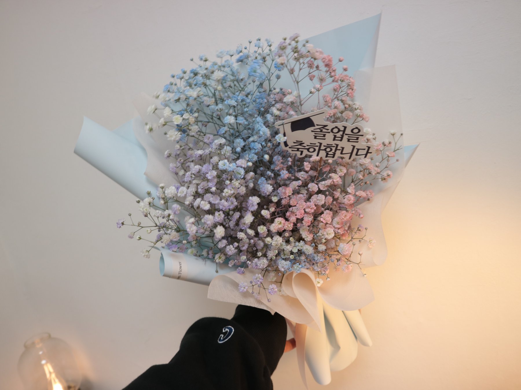 솜사탕안개 꽃다발 배민 장보기∙쇼핑