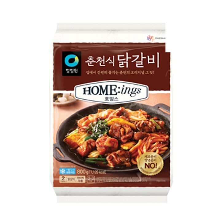 청정원 호밍스 춘천식 닭갈비 800g 배민 장보기∙쇼핑