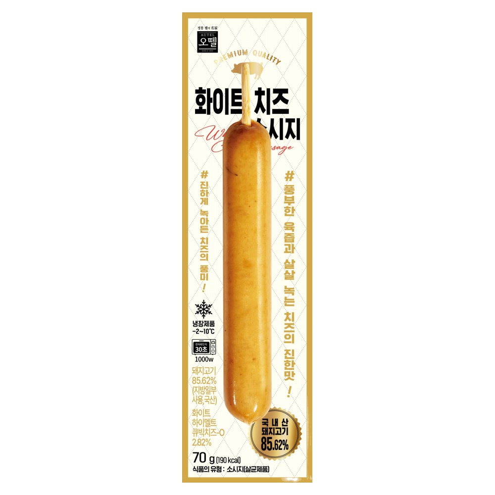 11 2개묶음오뗄화이트치즈소시지70g 배민 장보기∙쇼핑