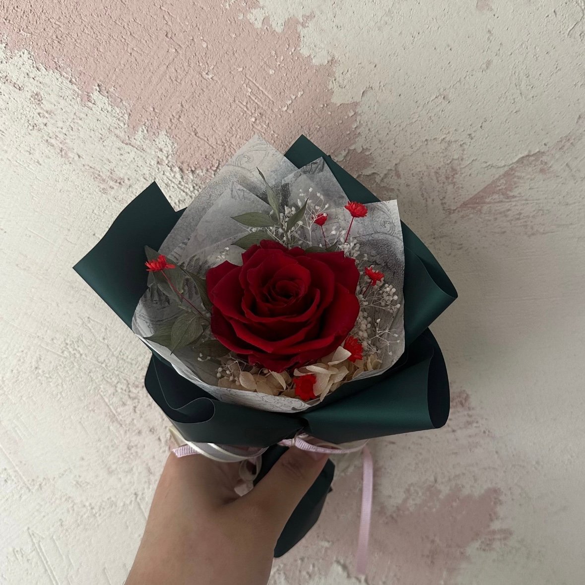 납골당 프리저브드플라워 꽃다발 배민 장보기∙쇼핑