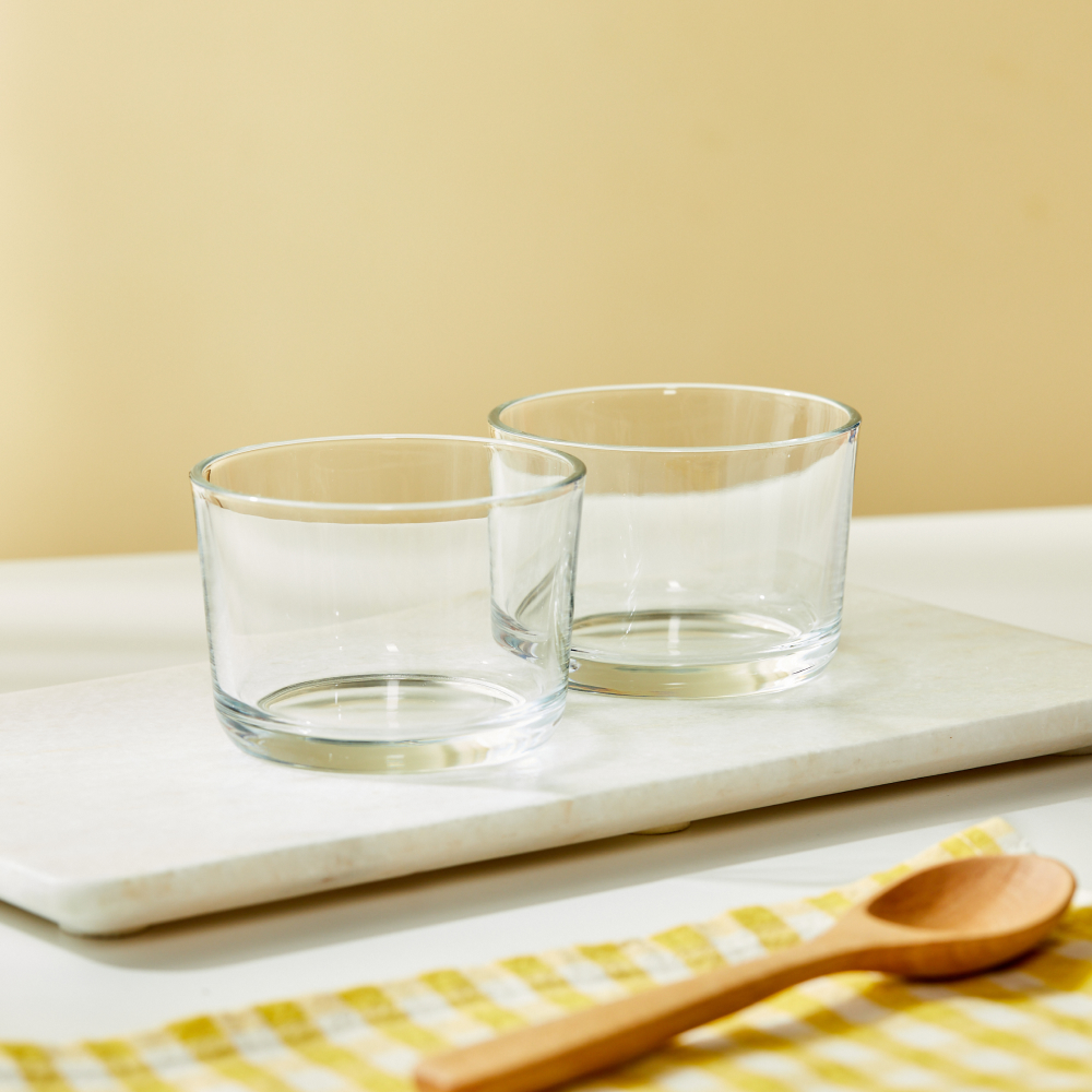 에브리데이 유리볼 2P세트 210ml_CROWN | 배민 장보기∙쇼핑