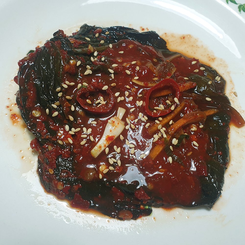 밥과 함께 먹는 깻잎장아찌 300g 수암 우리집반찬 배민 장보기∙쇼핑