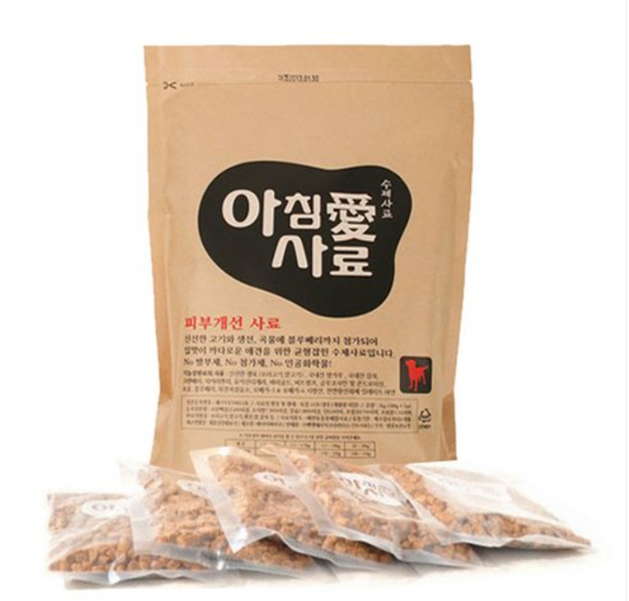 아침애 수제사료피부개선 사료 1kg 배민 장보기∙쇼핑