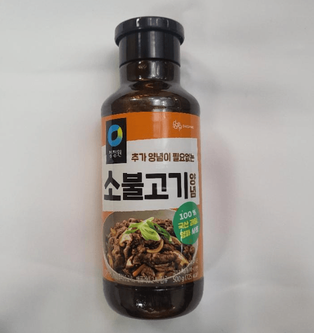 청정원 소불고기 양념 500g 배민 장보기∙쇼핑
